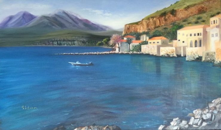 Avoiding over saturation of color in paintings