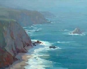 How to paint water so that it does not look like a wall