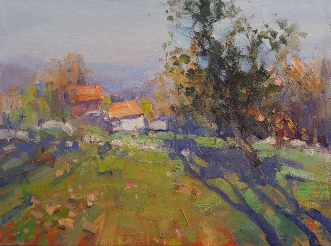 Plein air painting in Montenegro with Barry John Raybould